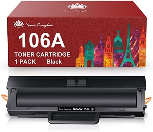 Toner Kingdom 106A Toner Cartridges Replacement for HP 106A W1106A ...