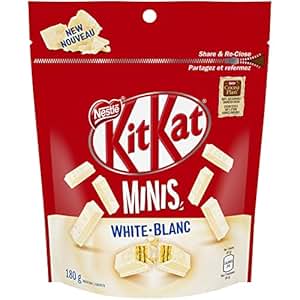 Amazon.com : Nestle Kit Kat White Chocolatey Wafer Minis White ...