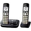 Amazon.com : Panasonic KX-TGD222M Cordless Phone with Answering Machine- 2 Handsets (Certified ...