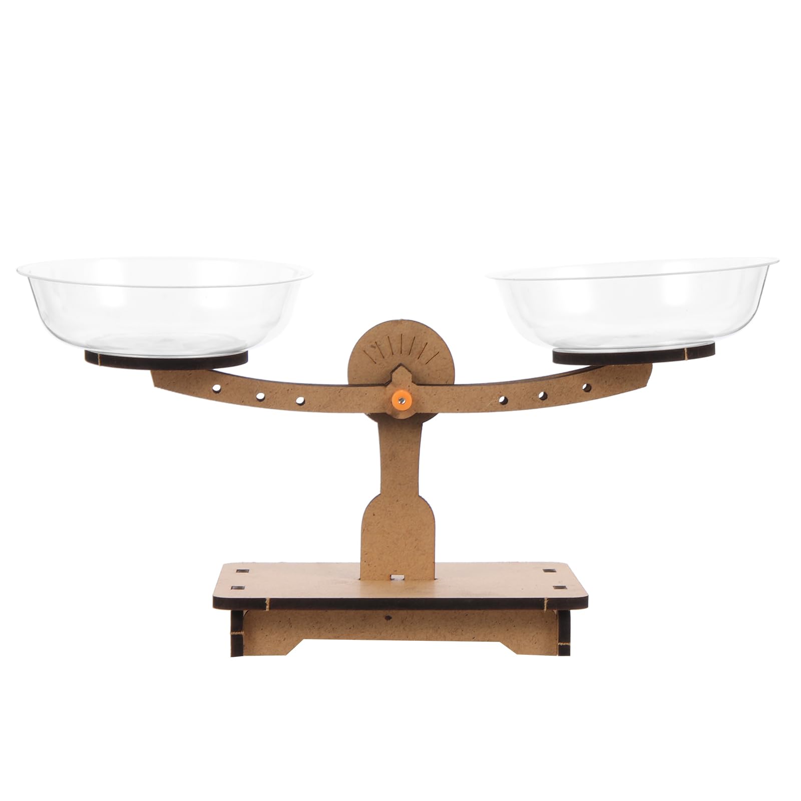 ULTECHNOVO Wooden Balance Scale Toy Educational Weighing Scale Game for ...