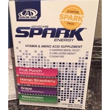 Amazon.com : AdvoCare New Spark! Spark Energy Drink Starter Pack 8 ...