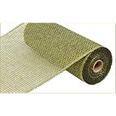 Amazon.com: MECCANIXITY 3pcs 10 Inch Poly Burlap Mesh for Wreath ...