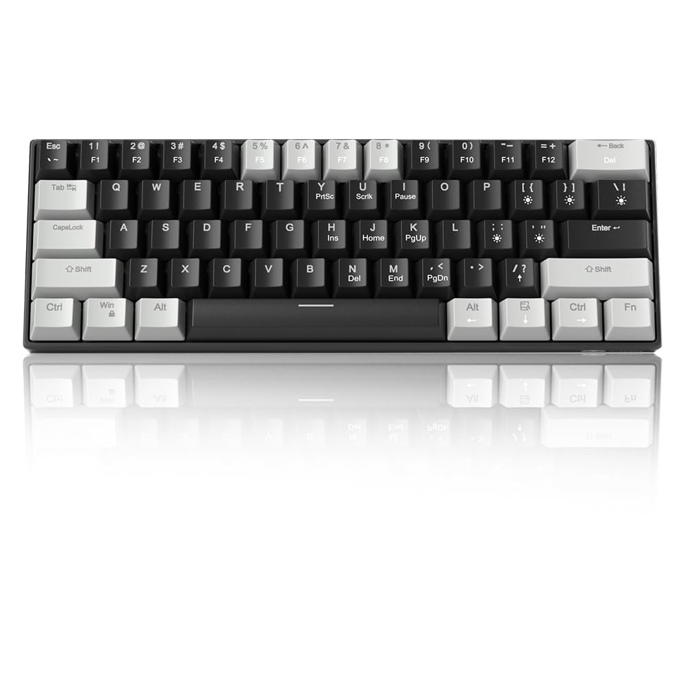 Mua 60% Mechanical Gaming Keyboard,Mixed Color Keycaps Gaming Keyboard ...