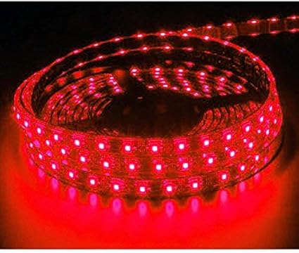 24v LED STRIP LIGHTS in RED - 1 METRE LED STRIPS / 60 LED's ** 24 VOLT ...