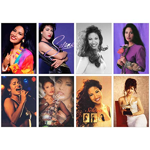 Selena Quintanilla Posters Set of 8 Pcs Singer Poster Wall Art Home ...