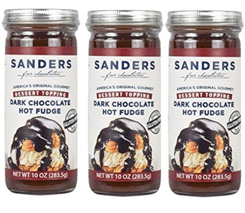 Amazon.com : Sanders Hot Fudge Dark Chocolate Hot Fudge Dessert Topping ...