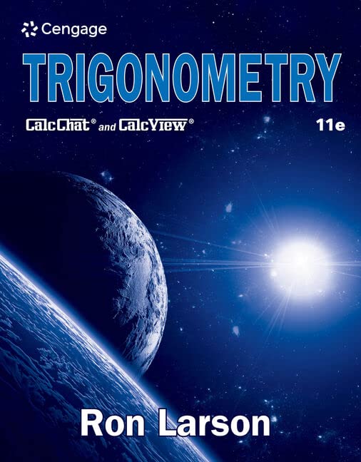 Amazon.com: Trigonometry: 9780357455210: Larson, Ron: Books