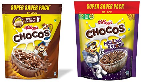 Buy Kellogg's Combo, Kellogg's Chocos, High in Protein, B s, Calcium ...