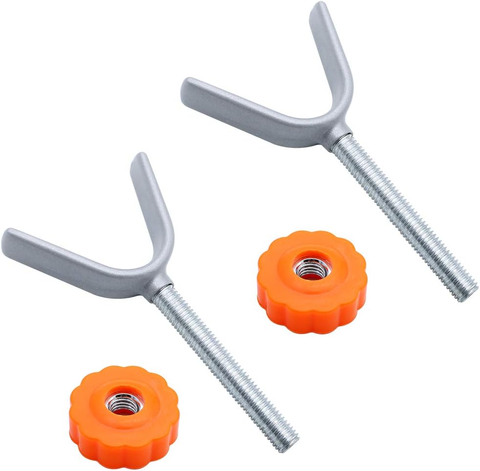 DXLing 2 Pieces Y Shape Spindle Rod M10 (10mm) Extra Long Threaded ...