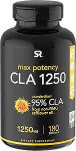 Amazon.com: Max Potency CLA 1250 (180 Softgels) with 95% Active ...