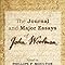 The Journal and Major Essays of John Woolman: John Woolman, Phillips P ...
