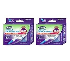 Amazon.com : DenTek Instant Oral Pain Relief Maximum Strength Kit for ...