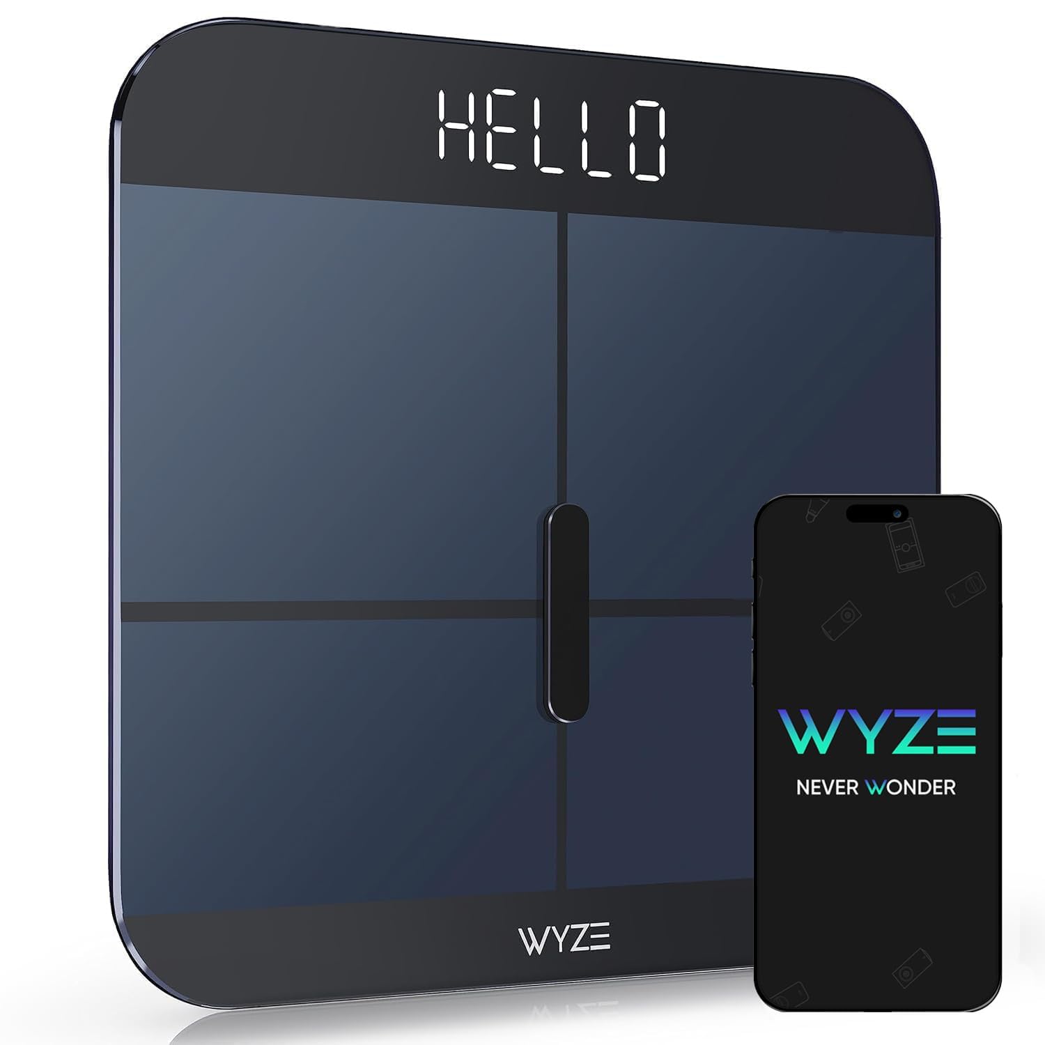 Wyze Smart Scale X - Digital Bathroom Scale for Body Weight, BMI, Body ...