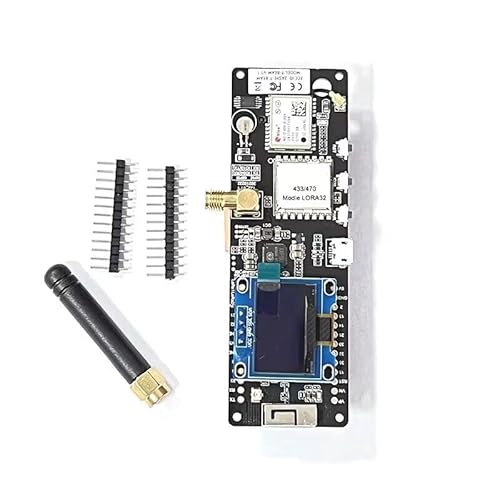 Meshtastic V1.1 ESP32 LoRa 433Mhz Wireless Module WiFi GPS NEO-6M with OLED Display for Arduino ...