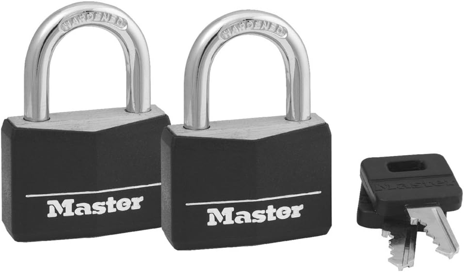 141T Weatherproof Covered Brass Padlock, Black - - Amazon.com