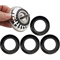 5pcs Rubber Washer Gasket for Basket Strainer Plug for 82 83mm Kitchen ...