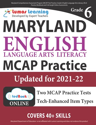 Maryland Comprehensive Assessment Program (MCAP) Test Practice: Grade 6 ...