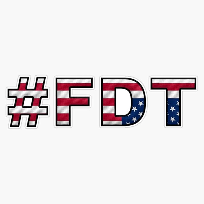 Amazon.com: #FDT Decal Vinyl Bumper Sticker 5": Automotive