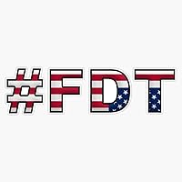 Amazon.com : FDT Donald Trump Political Slogan Vinyl Sticker Car Bumper ...