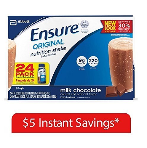 Ensure Original Nutrition Shake, Milk Chocolate (8 fl. oz., 24 ct.) in ...