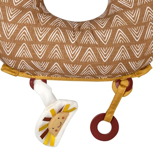 Boppy Tummy Time Prop, Golden Sun with Arrows with Two Removable Toys ...