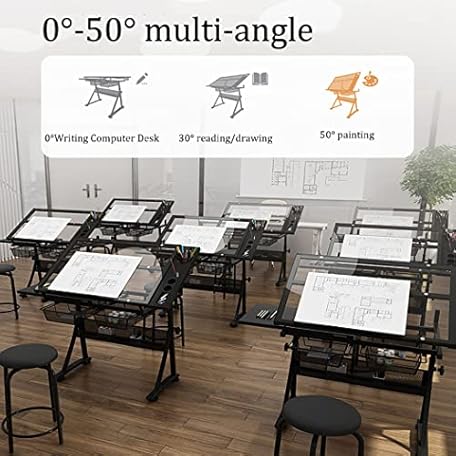 Mua Tilted tableDrafting Desk, Drafting Table for Artists, Drawing ...