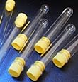 4 Inch Clear Rimmed Test Tubes with Tops (Pack of 10): Amazon.co.uk ...