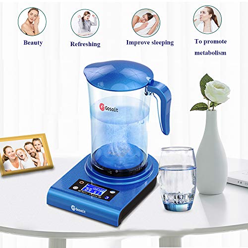 GOSOIT Hydrogen Alkaline Water Flask Bottle Pitcher Maker Machine Hydrogen Water Generator with ...