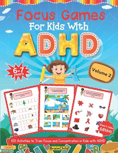 Focus Games For Kids With ADHD. 100 Activities to Train Focus and ...