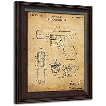Amazon.com: Glock Short Gun Models Accessories Poster - Rare New ...