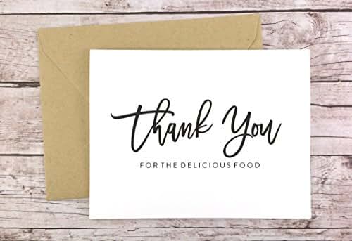 Amazon.com: Thank You for the Delicious Food Card, Caterer Thank You ...