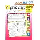 Daily Handwriting Practice :Traditional Manuscript: Evan Moor ...