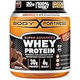 Amazon.com: Body Fortress 100% Whey, Premium Protein Powder, Chocolate ...