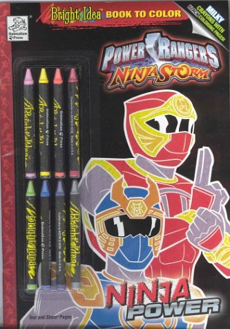 Power Rangers Ninja Storm Ninja Power Bright Idea Book to Color ...