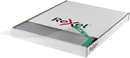 Rexel 12265 Plastic Pocket Folder, Reinforced A4 Pockets with Green ...