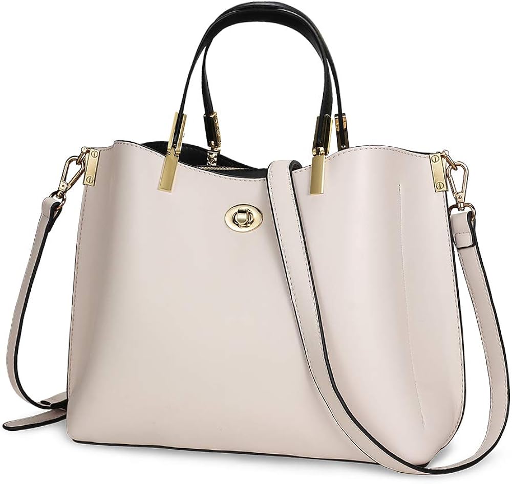 TIBES Handbags for Women Top Handle Bags Ladies Shoulder Tote Bags PU ...