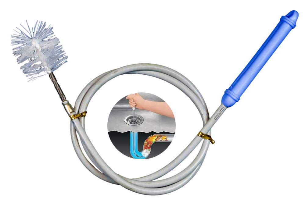 Ducomi Sturalavandino - Cepillo con Tubo Flexible 140 cm para Tuberías ...