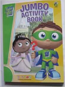 Super Why Jumbo Activity Book: Out of the Blue: 9781601395788: Amazon ...