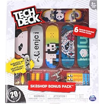 Amazon.com: Tech Deck - 96mm Fingerboard (styles vary): Toys & Games