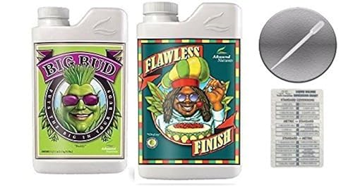 Advanced Nutrients Big Bud and Flawless Finish 4 Liter with Conversion ...