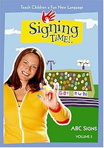 Amazon.com: Signing Time Volume 5: ABC Signs DVD: Rachel de Azevedo ...