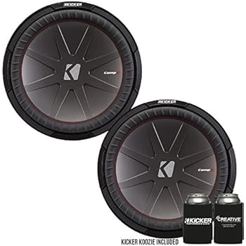 Amazon.com: Kicker 10CVR154 15 CompVR 4 Ohm DVC Subwoofer: Car Electronics