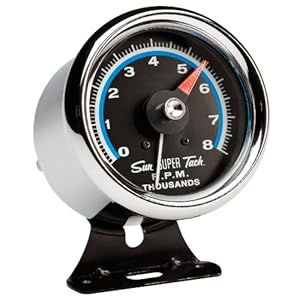 Amazon.com: Sunpro SST802R 3-3/8" Retro Super Tachometer: Automotive