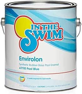 Amazon.com : In The Swim Envirolon Rubber-Base Pool Paint - Dark Blue 1 ...