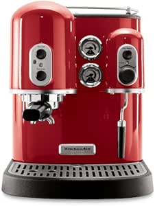Amazon.com: KitchenAid KPES100ER Pro Line Espresso Maker, Empire Red ...