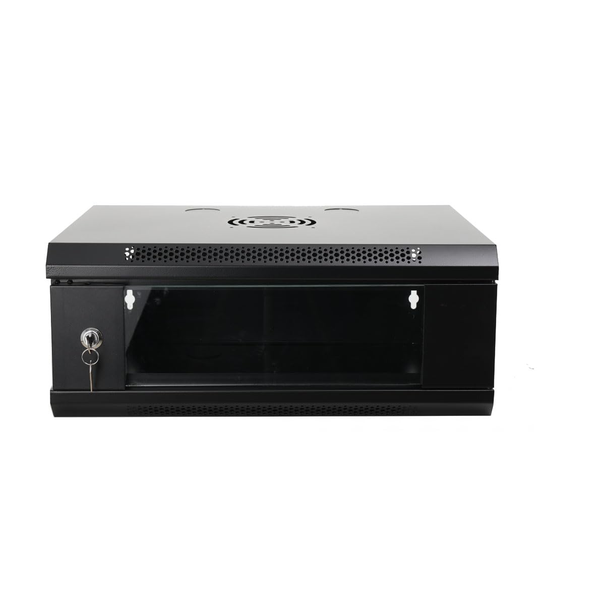 4U Server Rack Enclosure, Wall Mount Server Cabinet with Glass Locking ...