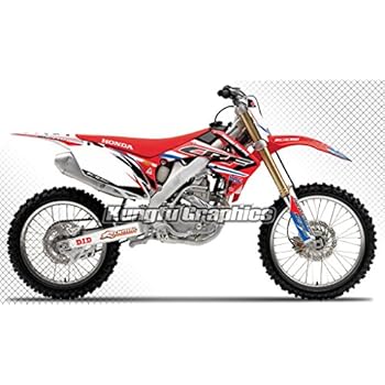 Amazon.com: Kungfu Graphics Custom Decal Kit for Honda CRF250X 2004 ...
