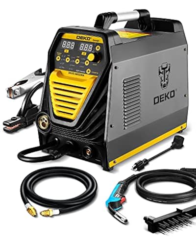 DEKO Digital 200A MIG/MMA Welder, SYNERGIC DC Inverter Welding Machine ...