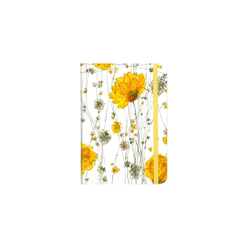 Yellow Flowers Journal (Notebook, Diary) (Small Format Journals) - Tiny ...