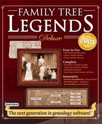 Amazon.com: Family Tree Legends Deluxe 4.0 (Old Version)